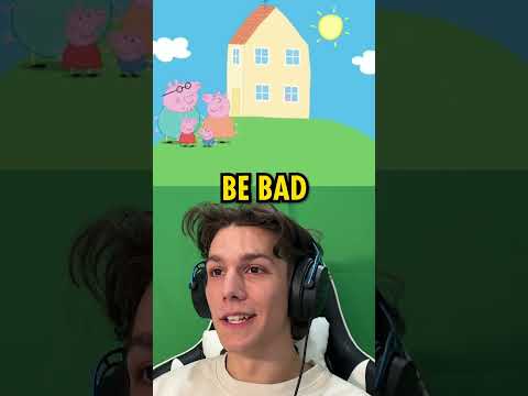 Creepy Fact You MISSED in PEPPA PIG *SCARY* #shorts #reaction