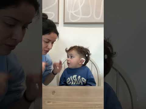 Deaf Baby Learns to Say NO! #shorts