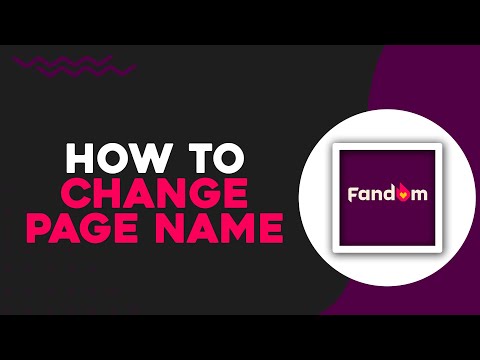 How To Change Page Name on Fandom (Quick Tutorial)