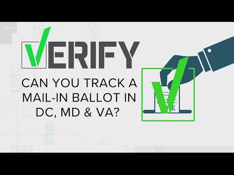 Verify: Yes, voters in DC, MD and VA can track their mail-in ballots