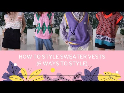 How To Style Sweater Vests (6 Ways To Style)