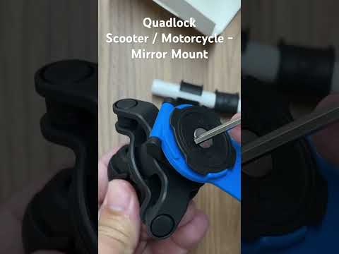 Quad lock Scooter / Motorcycle - Mirror Mount#shorts