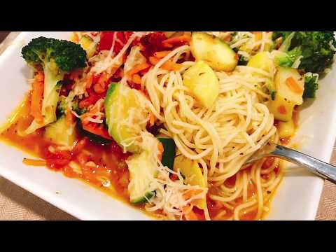 Capellini Primavera // Olive Garden Copycat Meal