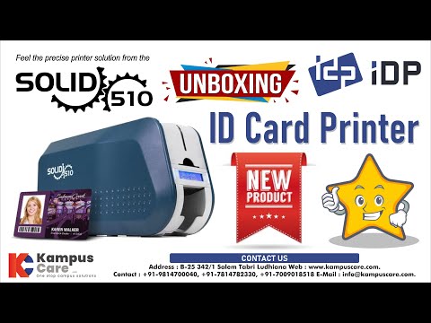 Pvc Id Card Printer - IDP Solid 510D Double Side PVC ID Card Printer Heavy Duty Premium Product ...