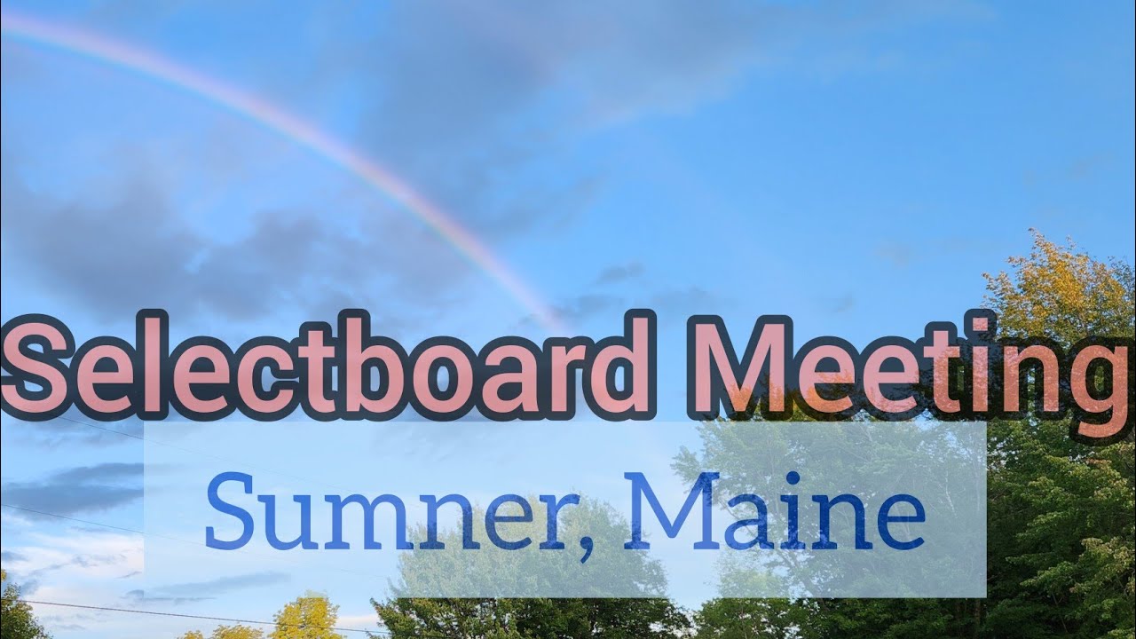 Selectboard Meeting 08-27-2024