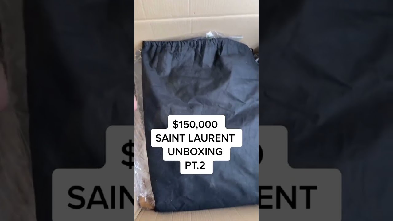 $150,000 SAINT LAURENT UNBOXING PART 2 #Shorts