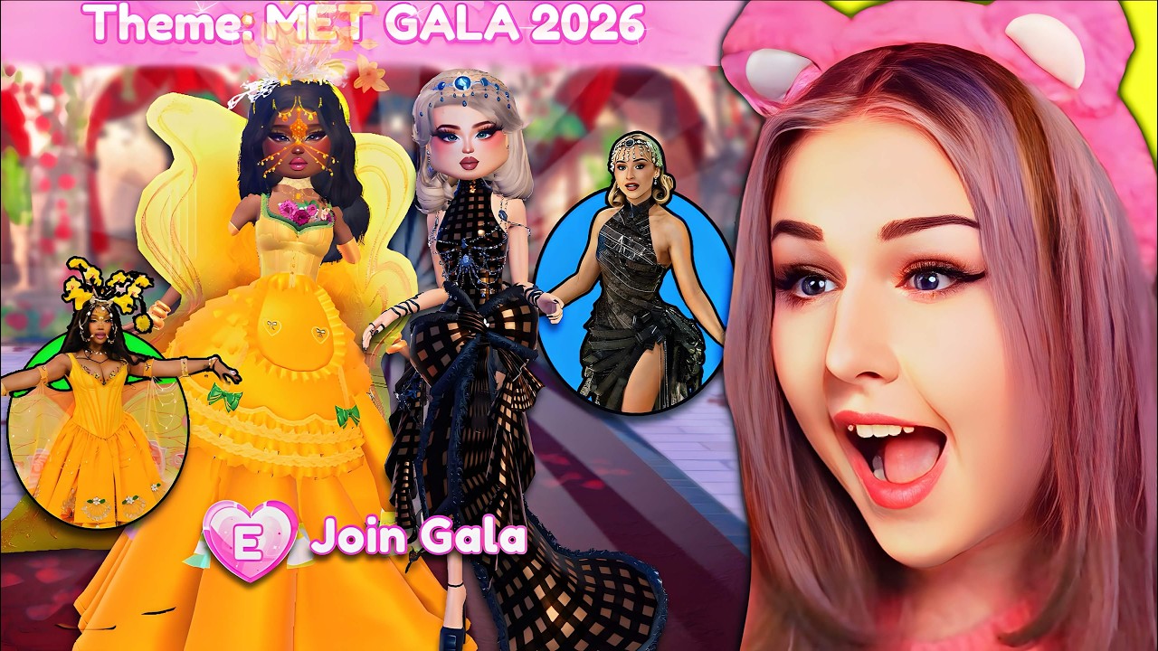 ADDING The MET GALA To DTI By ONLY Making CELEBRITIES' Outfits | ROBLOX Dress to Impress Challenge