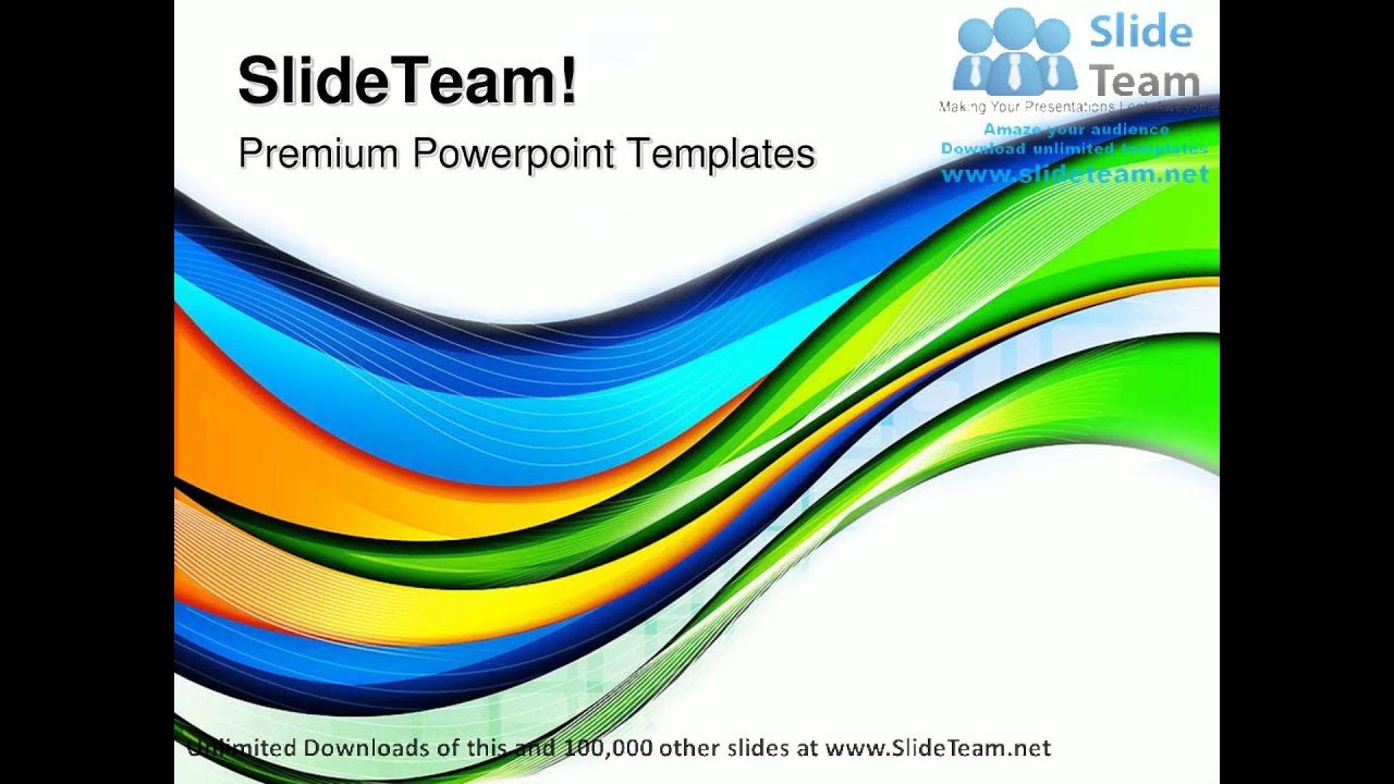 Abstract Colorful Waves Background PowerPoint Templates Themes And Backgrounds ppt themes