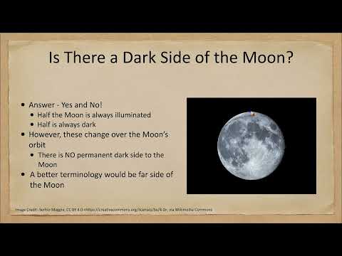 Misconceptions in Astronomy - Dark Side of the Moon