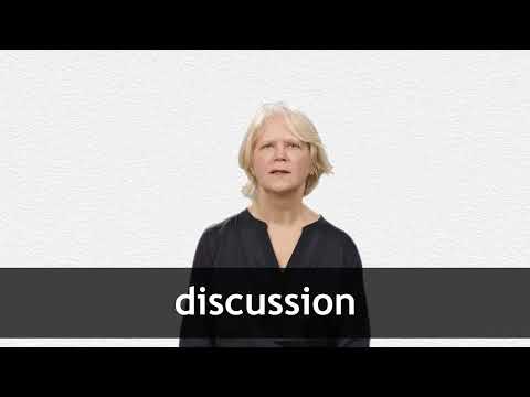 DISCUSSION definition in American English | Collins English Dictionary