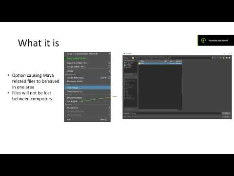 Setting a project in Maya – Kyle Crowther – Modelling & Animation