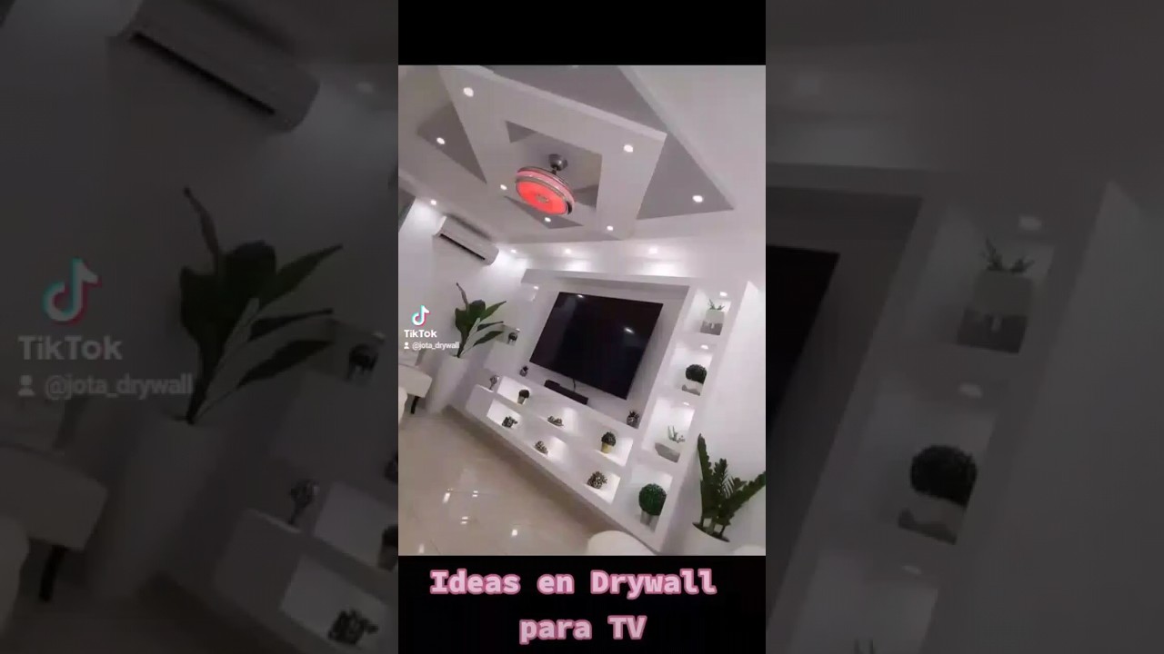 ideas para sala de entretenimiento. #diseño #drywall #reels #renovación #entretenimiento #infantil