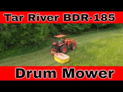 Mowing With the Tar River BDR-185 Drum Mower For The First Time #306