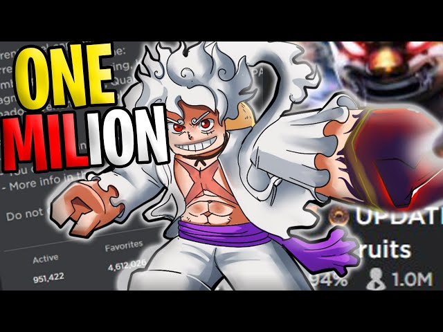 Roblox Blox Fruits hits 1 million active players