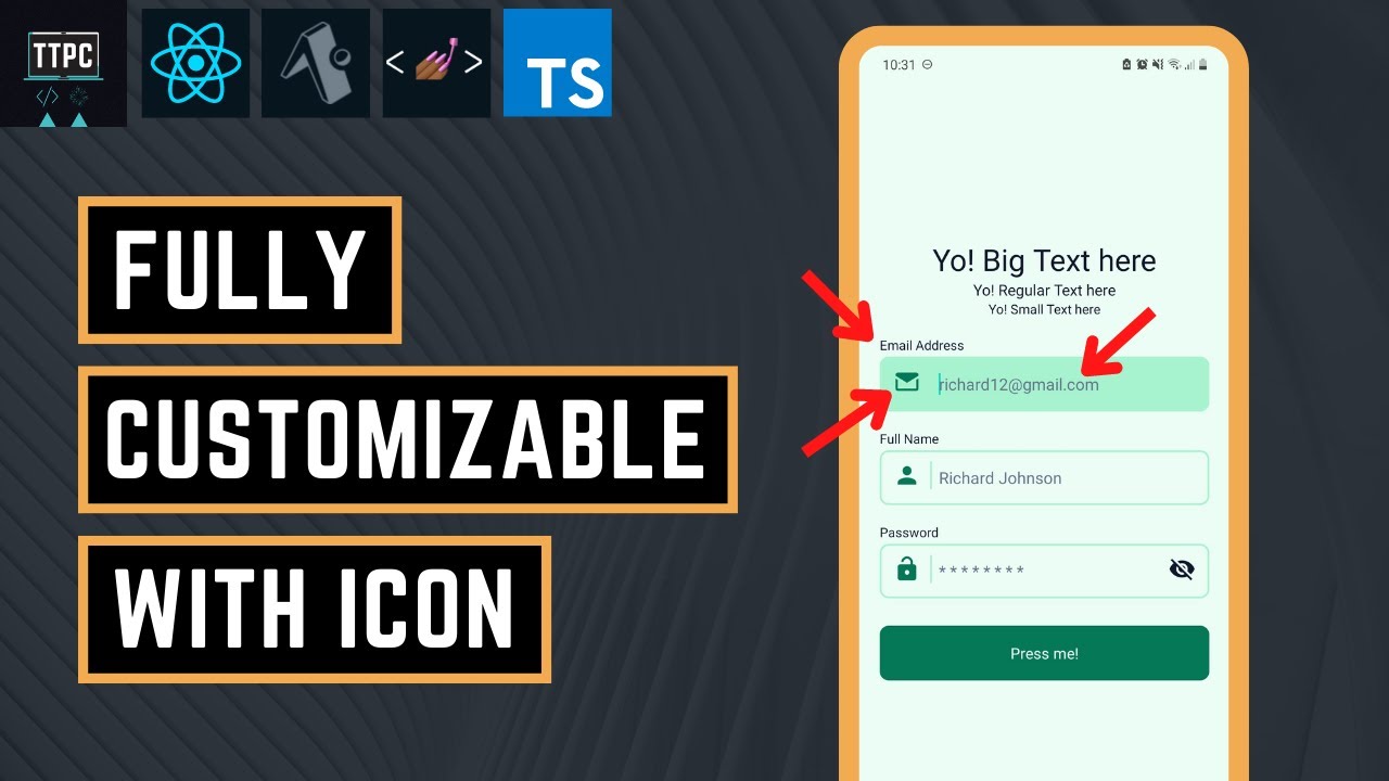Time-Saving React Native TextInput Component | React Native Custom Components with TypeScript #4