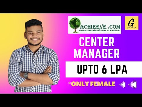 Center Manager Jobs | Jobs in Mumbai | Graduate Jobs | Salary : 6 LPA | #jobs #fresher #jobs2022