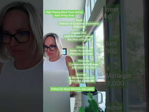 High Paying Work From Home Jobs Hiring Right Now! #homejobs #workfromhome #telecommuting