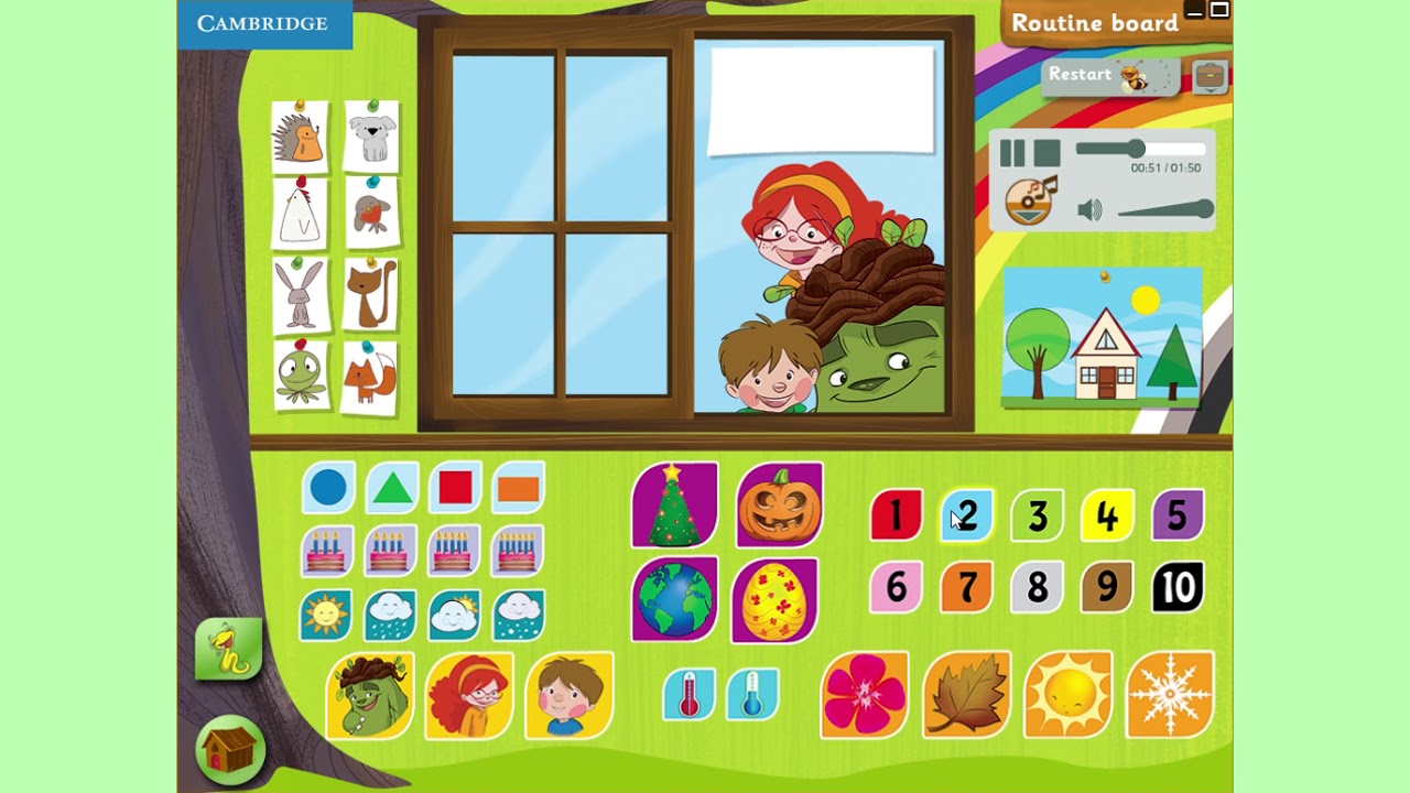 NFANTIL  ENGLISH  GREENMAN & THE MAGIC FOREST