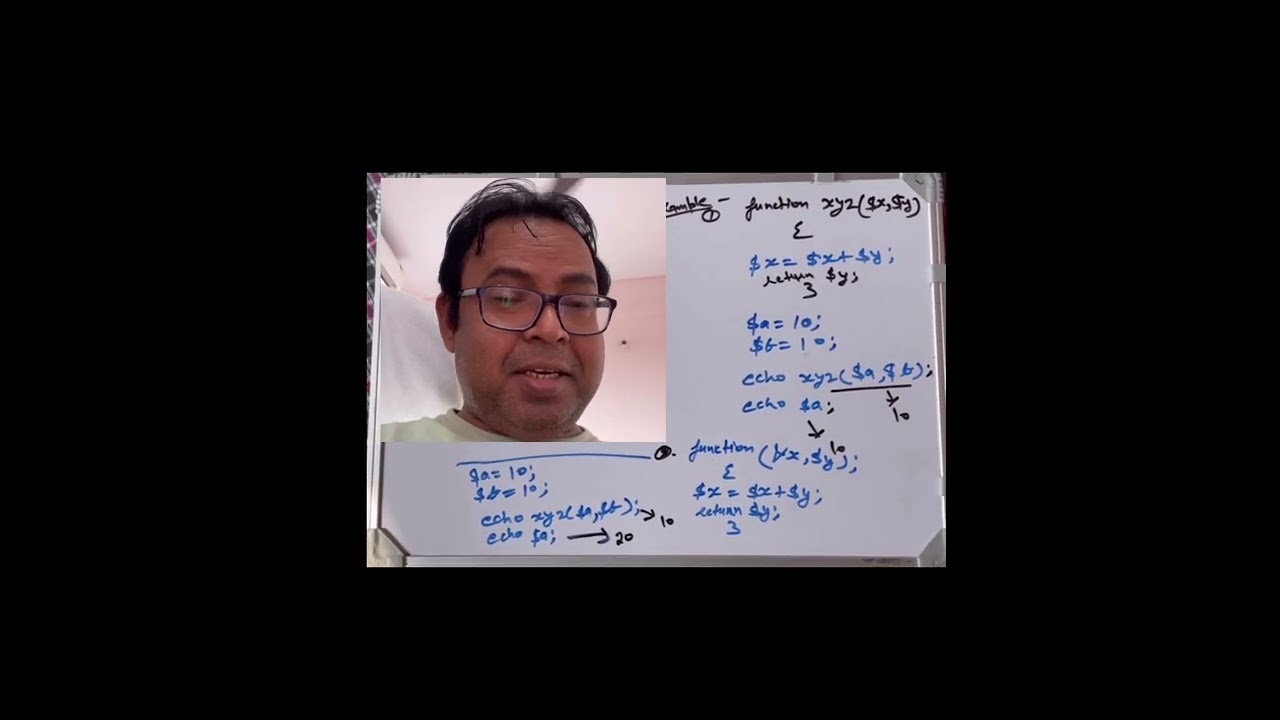 PHP Part21: example of Php function call by reference #php #function #reference #code #program #love