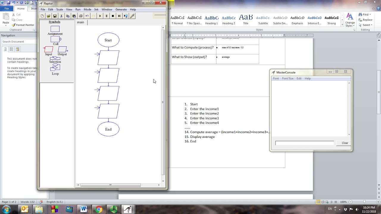CSC 102 - Problem Solving and Raptor (Loop Example)