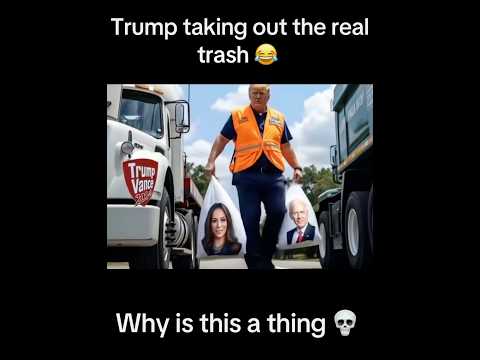 The๐ซตMost Amazing thing Ever Trump Taking the Trash Out #trump