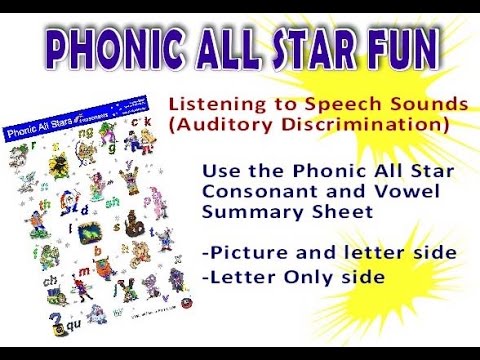 Speech Therapy-Auditory Processing-Learning to Listen to Speech Sounds