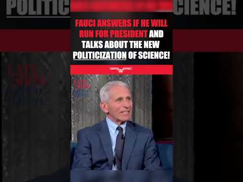 Fauci answers if he will run for president #shorts