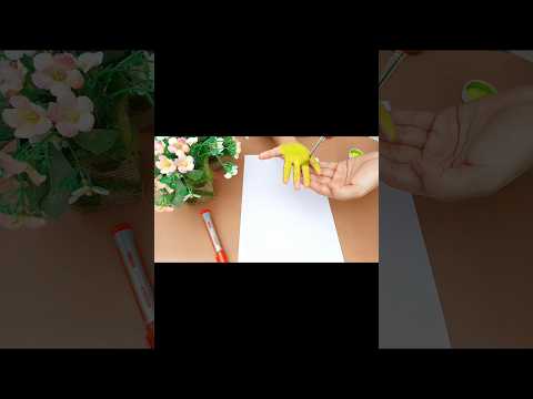 "Dino-Mite Handprint Craft: Letter D is for Dinosaur". #alphabet #newvideo #art #handprintcraft