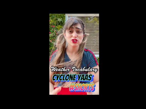 Windy Vocabulary For A Windy Day | Weather Vocabulary #cycloneyaas #yaas #shorts #youtubeshorts