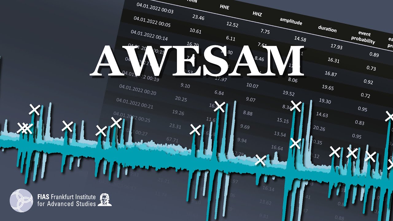 AWESAM for volcano-seismic event detection (tutorial)