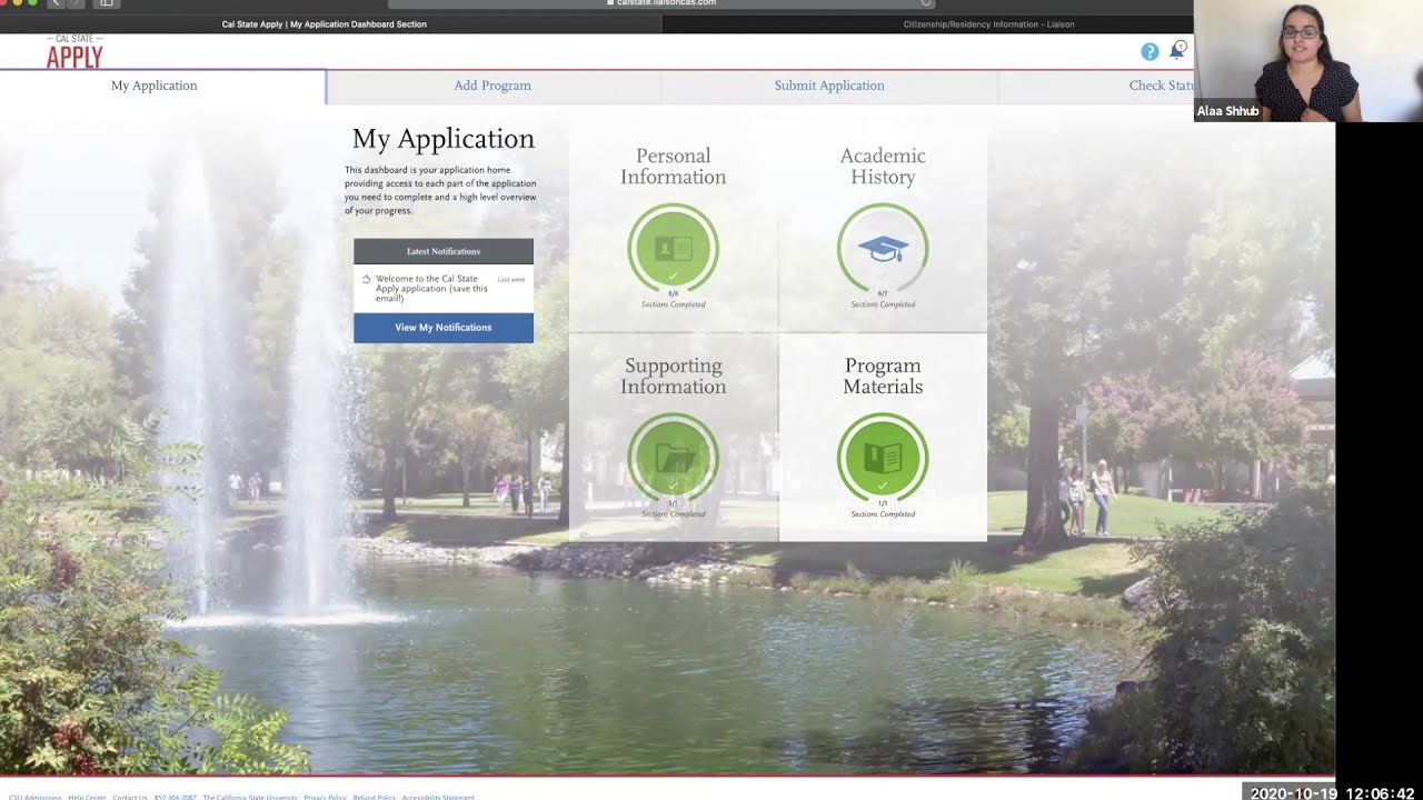 CSU Application - Supporting Info | Program Materials