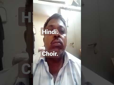 Hindi choir.