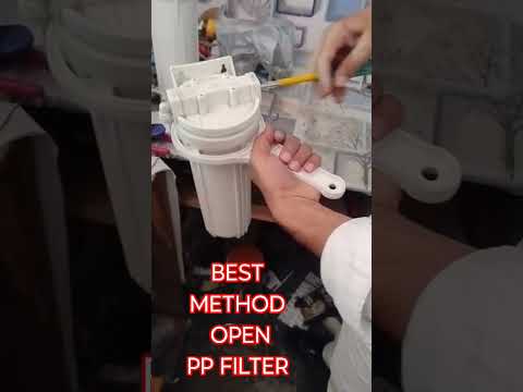 HOW OPEN RO PREFILTER PP SPUN BOWL FILTER IN SECONDS