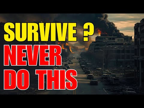 SURVIVAL 101 – NEVER do this… if you want to SURVIVE what’s COMING