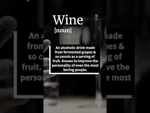 WINE - Funny Definition of Words #shorts