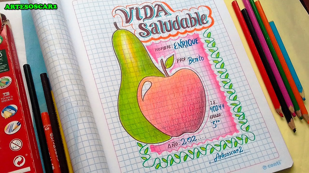 PORTADA de VIDA SALUDABLE - Healthy life - Caratulas - Fruits