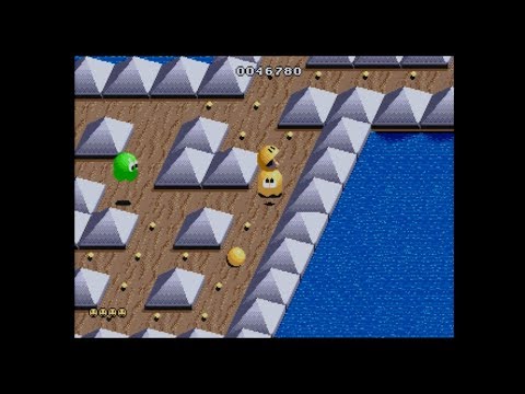 Pacmania Sega Genesis graphic rom hack