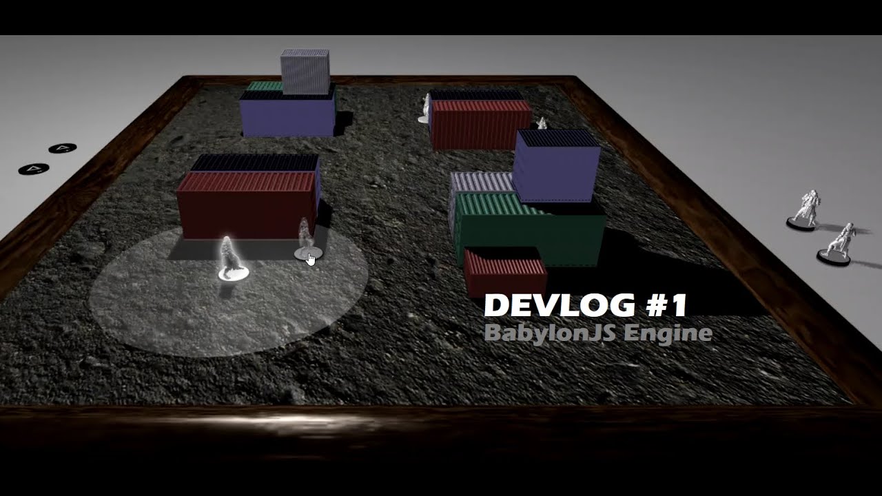 JavaScript Game Devlog #1- A Digital Miniature Wargame with BabylonJS