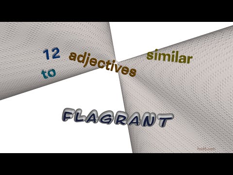 flagrant - 14 adjectives synonym of flagrant (sentence examples)