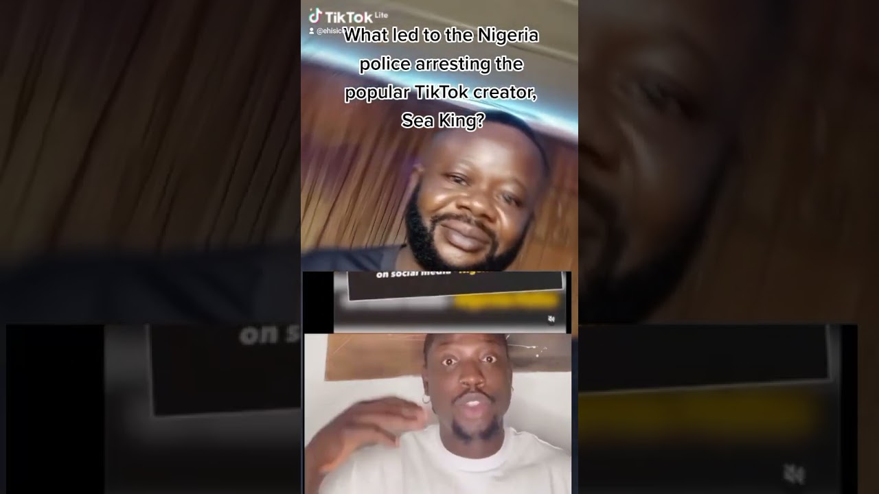 What led to the Nigeria police arresting the popular TikTok creator, Sea King?  #newsupdate