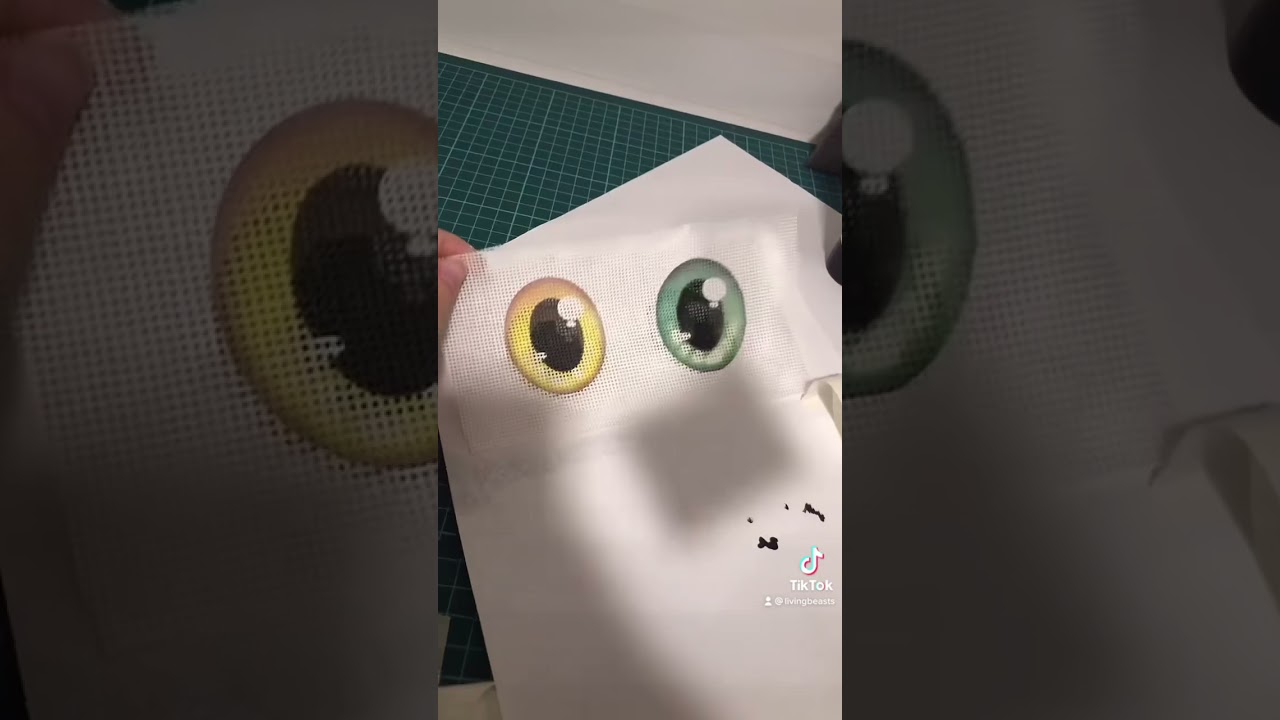 Printing irises for fursuit eyes #furry #fursuits #furryfandom #fursuitmaker