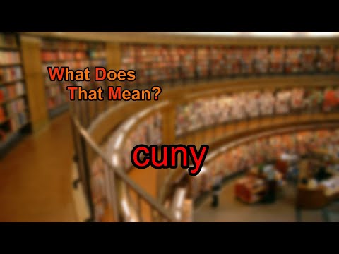 What does cuny mean?