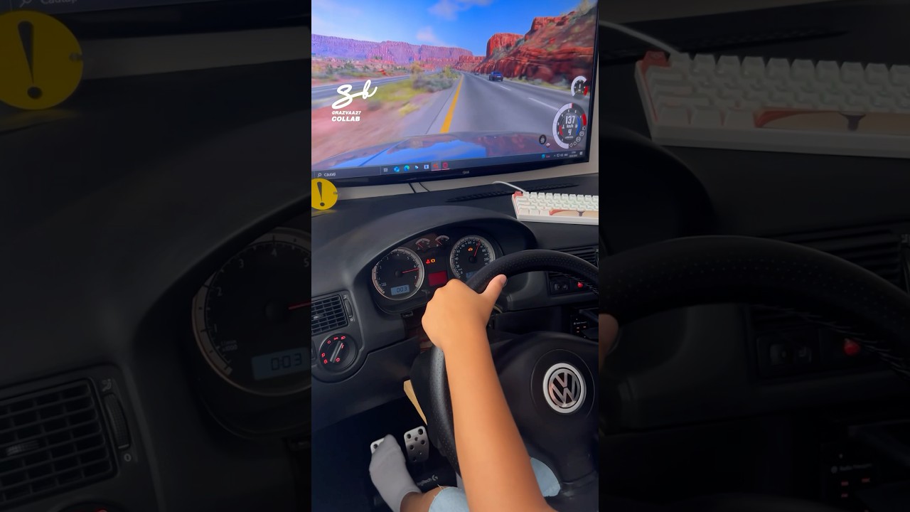 Bedroom Car Simulator! 🚘 #cars #simulator #volkswagen