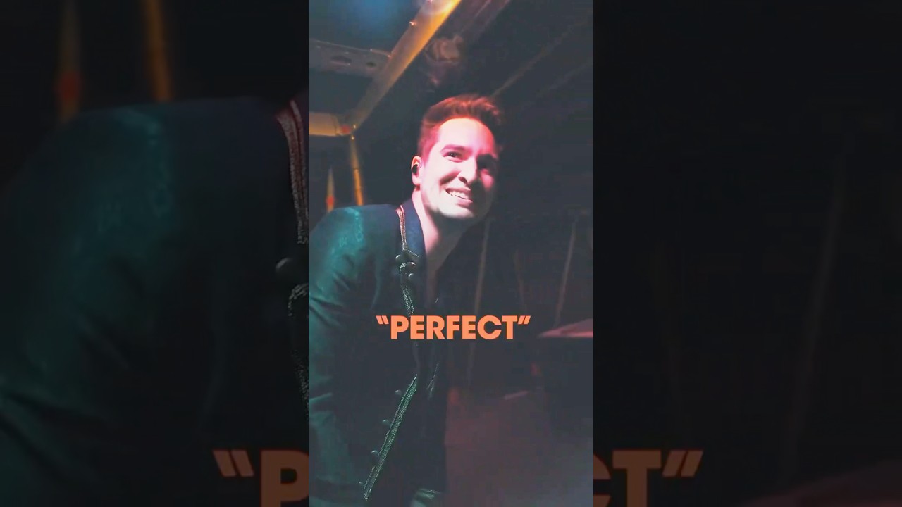 Brendon Urie’s Last Time On Stage, As The Lead Singer Of Panic!