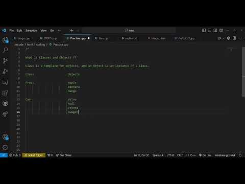 What is Class and Object in OOPs ?