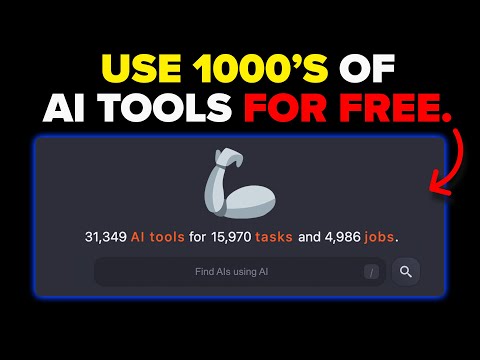 This AI Tool Let’s You Use 1000s of AI Tools FOR FREE (The BEST FREE AI Tools)