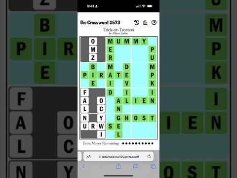 Daily Un-Crossowrd #573 #wordlepuzzle #wordgames #uncrossword #crossword