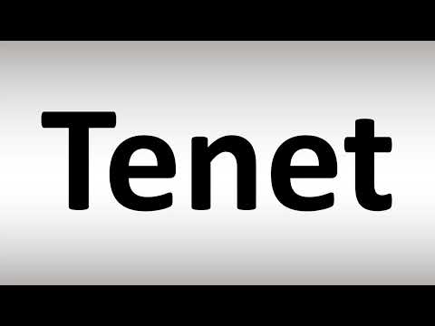 How to Pronounce Tenet