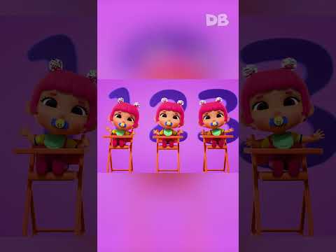 1 Potty, 2 Bibs, 3 Nappies & 4 Dummies with Baby DB | D Billions #shorts
