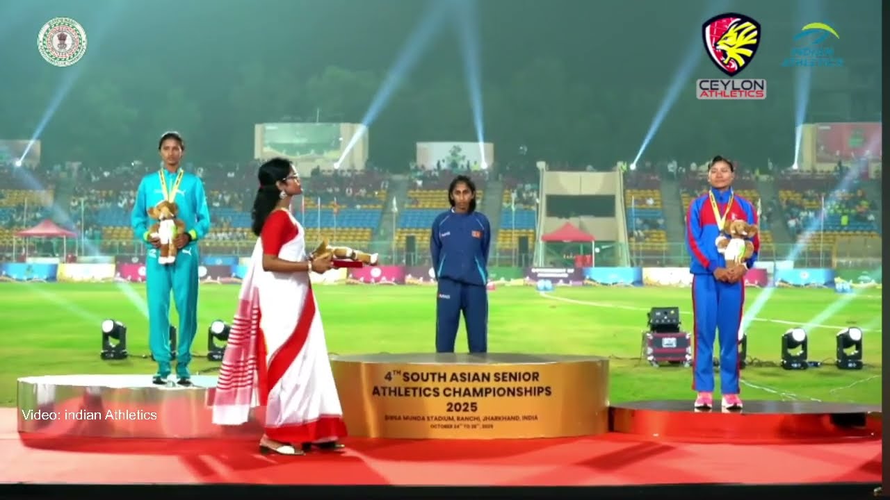RASARA WIJEYSOORIYA WON THE GOLD MEDAL IN 10000M WOMENS FINALS